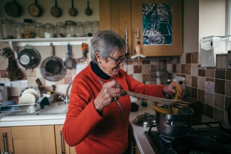 Anna Del Conte Itallian Food Writer Editorial Stock Photo - Stock Image ...