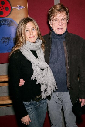 Jennifer Aniston Robert Redford Friends Money Editorial Stock Photo ...