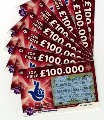 Used National Lottery Scratch Cards Editorial Stock Photo - Stock Image ...