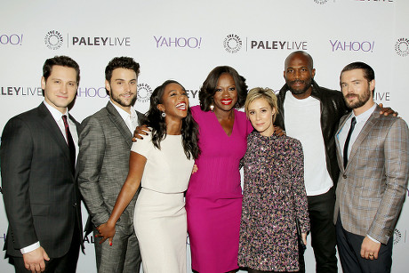 Matt Mcgorry Jack Falahee Aja Naomi Editorial Stock Photo - Stock Image ...
