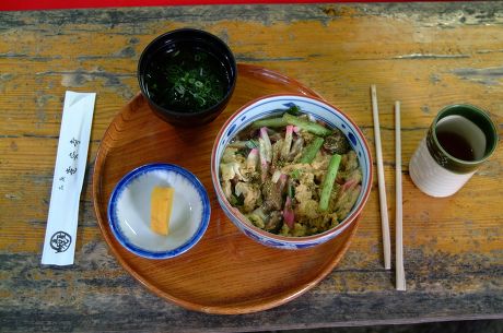 Lunch Kohona Donburi Himeji Japan Detail Editorial Stock Photo - Stock ...