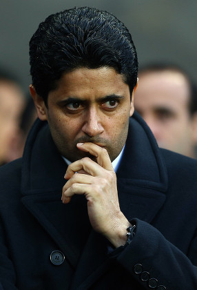Psg Owner Nasser Alkhelaifi During Uefa Editorial Stock Photo - Stock ...