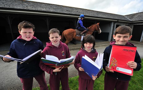 Curragh Racecourse Over 500 School Kids Editorial Stock Photo - Stock ...