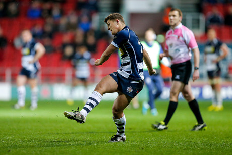 Bristol Rugby Replacement Callum Sheedy Kicks Editorial Stock Photo ...