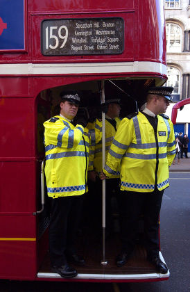 Policemen On 159 Routemaster Bus Preventing Editorial Stock Photo ...