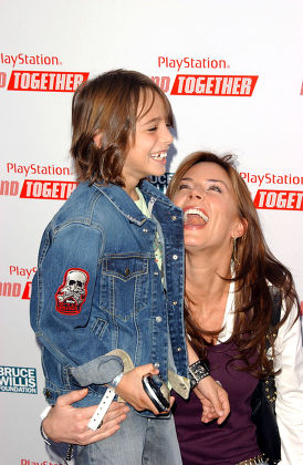 Krista Allen Son Jacob Nolan Moritt Editorial Stock Photo - Stock Image ...