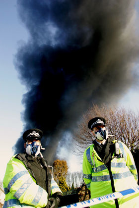 Scene Buncefield Depot 24 Hours After Editorial Stock Photo - Stock ...