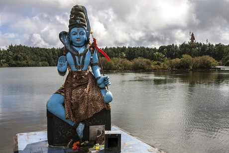 Statue Shiva Hindu God Sacred Crater Editorial Stock Photo - Stock ...