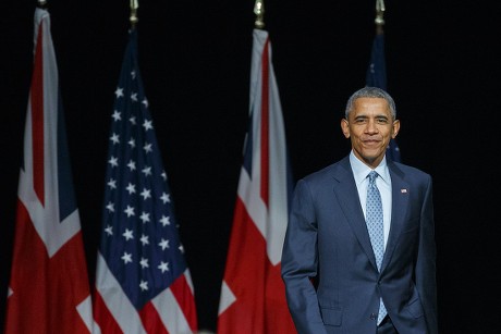 Barack Obama Holding Qa Session Lindley Editorial Stock Photo - Stock ...