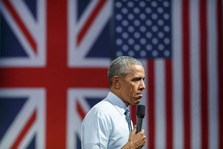 Barack Obama Holding Qa Session Lindley Editorial Stock Photo - Stock ...