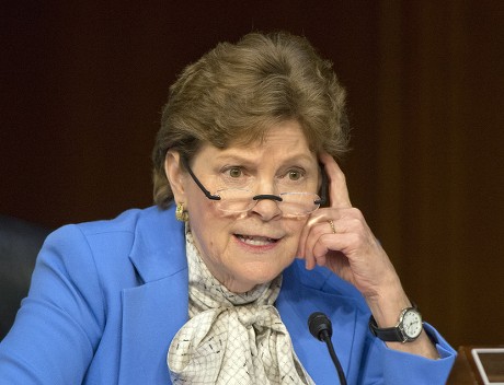 Senator Jeanne Shaheen Questions Secretary Defense Editorial Stock ...