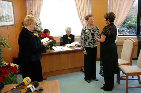 Superintendent Registrar Edith Morgan Same Sex Editorial Stock Photo ...