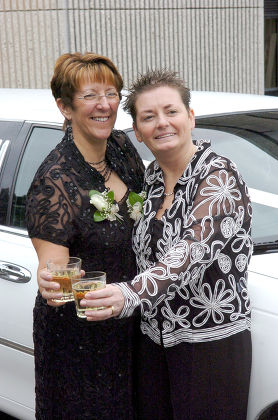 Same Sex Couple Adele Rees Julie Editorial Stock Photo - Stock Image ...