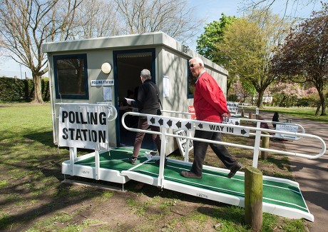 Polling Station Portakabin Redland Green Editorial Stock Photo - Stock ...