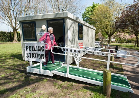 Polling Station Portakabin Redland Green Editorial Stock Photo - Stock ...