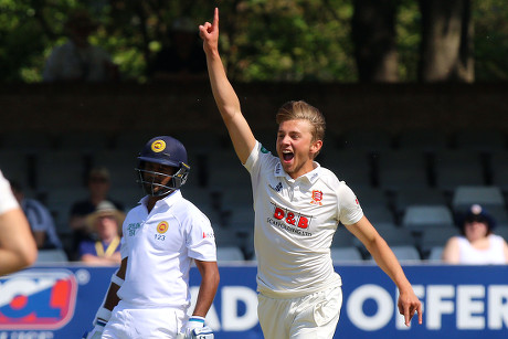 Aaron Beard Essex Celebrates Taking Wicket Editorial Stock Photo ...