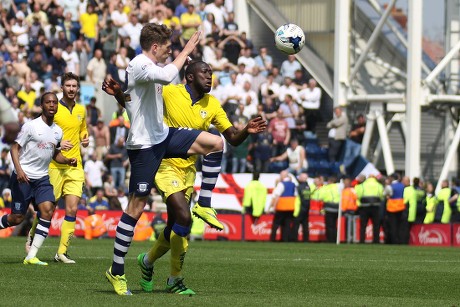 Prestons Adam Reach Challenged By Leeds Editorial Stock Photo - Stock ...