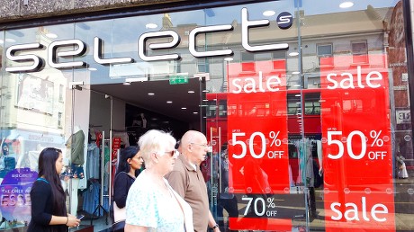 Shop Window Display Select Store Wood Editorial Stock Photo - Stock ...