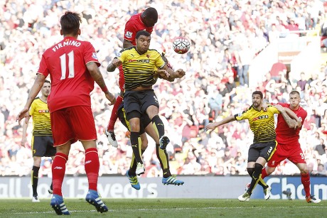 Christian Benteke Heads Ball Goal Past Editorial Stock Photo - Stock ...