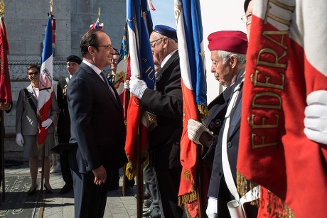 Victory Day celebration, Paris, France - 08 May 2016 Stock Pictures ...