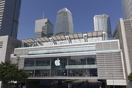 Apple Store Ifc Mall International Finance Editorial Stock Photo ...