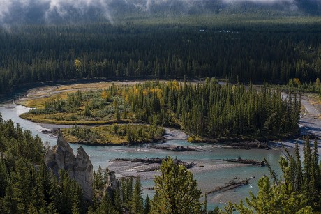 View Bow River Valley Hoodoos Viewpoint Editorial Stock Photo - Stock Image | Shutterstock