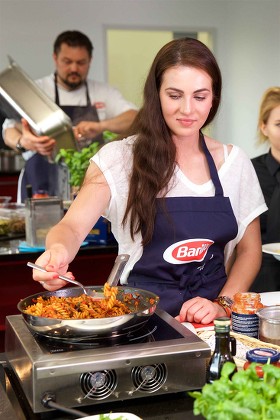 Lisa Trede Thomas Muller Promote Barilla Editorial Stock Photo - Stock ...