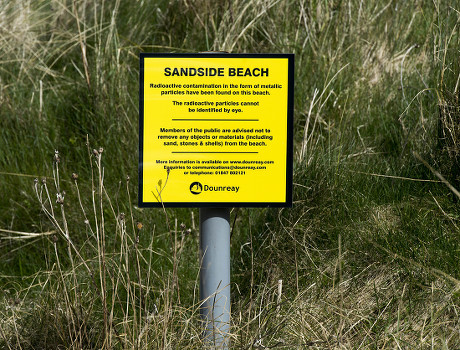Sign Warning Radioactive Contamination Form Metallic Editorial Stock ...