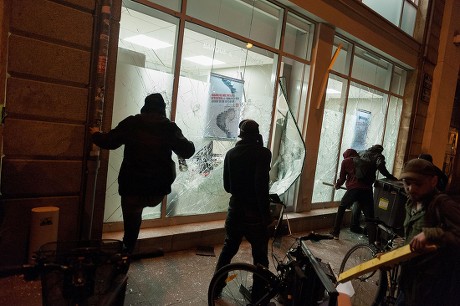 Rioters Smash Windows Editorial Stock Photo - Stock Image | Shutterstock
