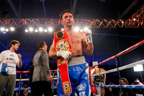 Lee Haskins v Ivan Morales, United Kingdom - 14 May 2016 Stock Pictures ...