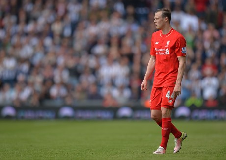 Jordan Henderson Liverpool During Barclays Premier Editorial Stock ...