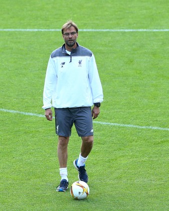 Liverpool Football Club Training, Basel, Switzerland - 17 May 2016 ...