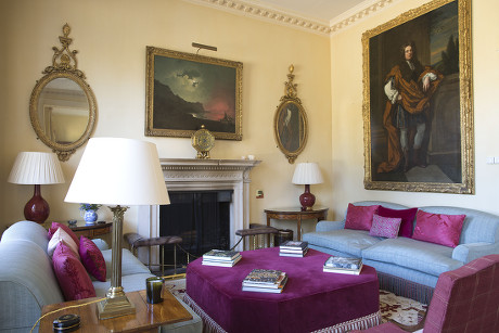 Oliver Henry Rufus Wallop, Viscount Lymington at his home, Farliegh ...