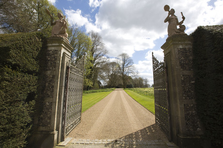 Oliver Henry Rufus Wallop, Viscount Lymington at his home, Farliegh ...