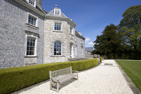 Oliver Henry Rufus Wallop, Viscount Lymington at his home, Farliegh ...