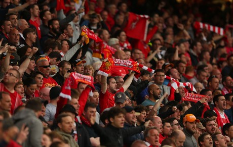 Liverpool Fans Sing Before Uefa Europa Editorial Stock Photo - Stock ...