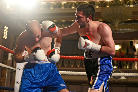 Boxing from the Park Lane Hotel Mayfair, Mickey Helliet Show, London, Britain - 26 May 2016 ...