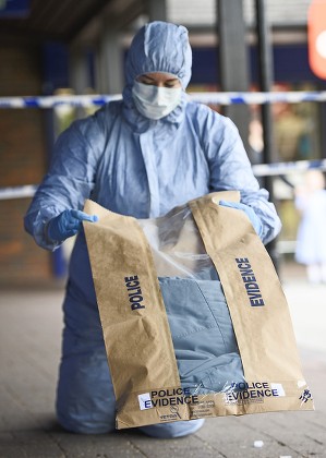 Member Police Forensics Team Places Blood Editorial Stock Photo - Stock ...