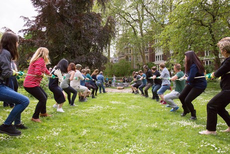 Students Taking Part Into Investigation Behind Editorial Stock Photo ...