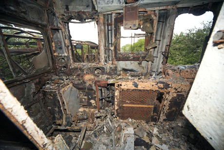 Rare vintage diesel locomotive destroyed in arson attack at Swindon ...