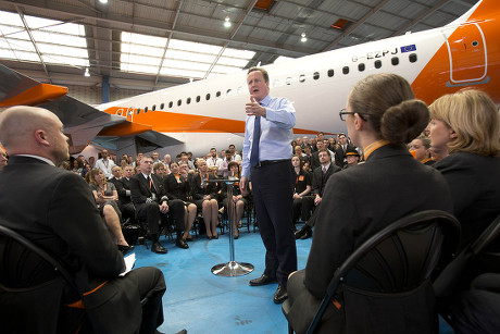 EU referendum speech at EasyJet headquarters, Luton Airport, Britain ...