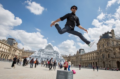 French Artist Photographer Jr Front Louvre Editorial Stock Photo ...