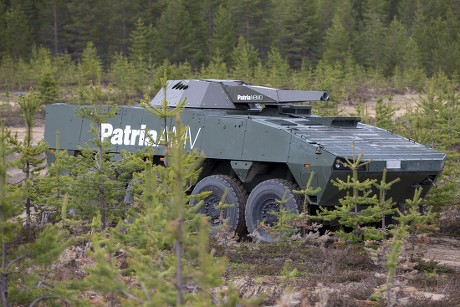 Patria Amv Vehicles During Live Shootings Editorial Stock Photo - Stock ...