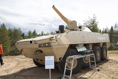 Patria Amv Vehicles During Live Shootings Editorial Stock Photo - Stock ...