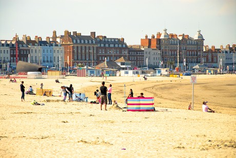 Seasonal weather, Weymouth, Dorset, Britain - 26 May 2016 Stock ...