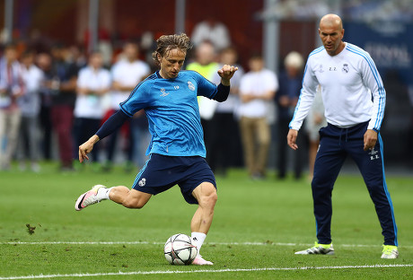 Luka Modric Real Madrid During Training Editorial Stock Photo - Stock ...