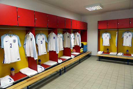 England Dressing Room Prior Arrival Players Editorial Stock Photo ...