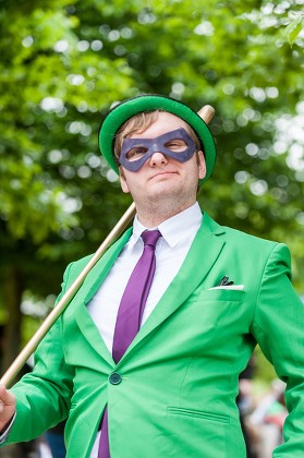 Man Dresses Riddler Editorial Stock Photo - Stock Image | Shutterstock