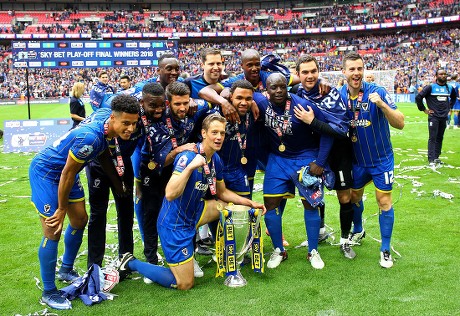 Wimbledon Team Celebrate Their Promotion League Editorial Stock Photo ...