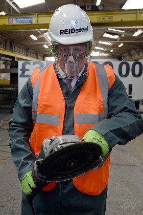 Boris Johnson Visits Reid Steel Christchurch Editorial Stock Photo ...